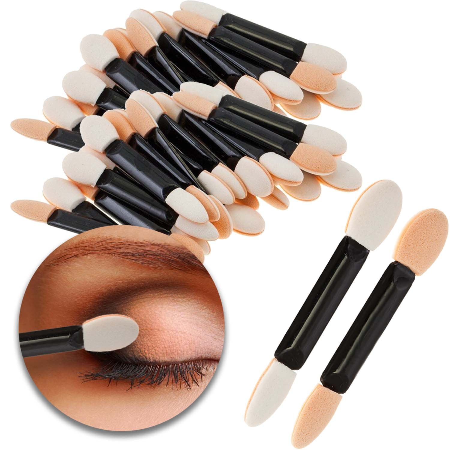 Make Up Set Kit of 50pcs Disposable Eyeshadows Applicators Double Ended ...