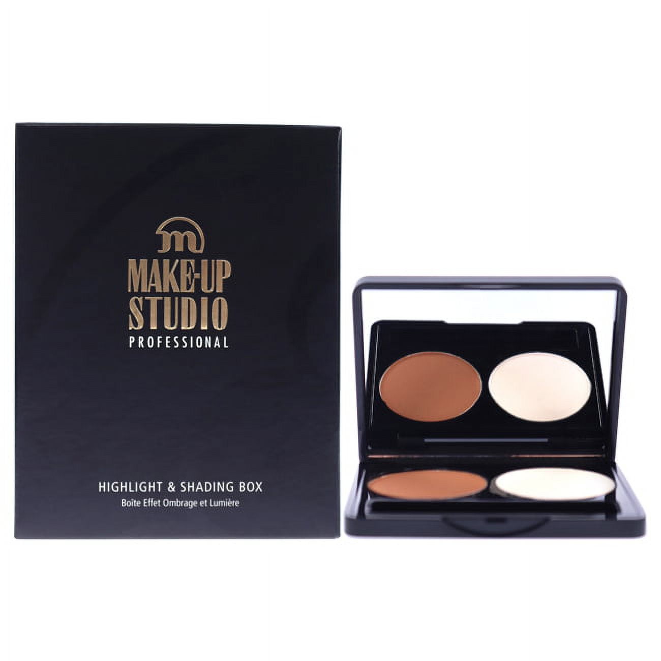 Make-Up Studio Shading and Highlight Box, Neutral Brown-White, 2 pc ...