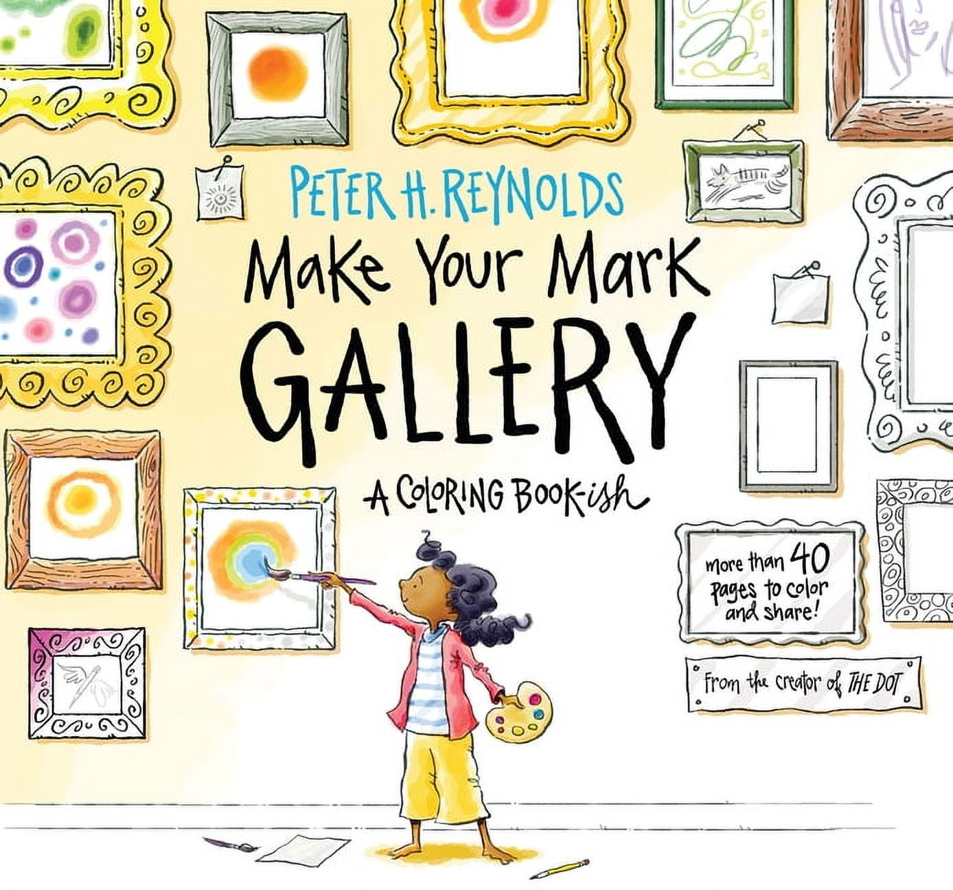Creatrilogy Make Your Mark Gallery: A Coloring Book-Ish, (Paperback ...