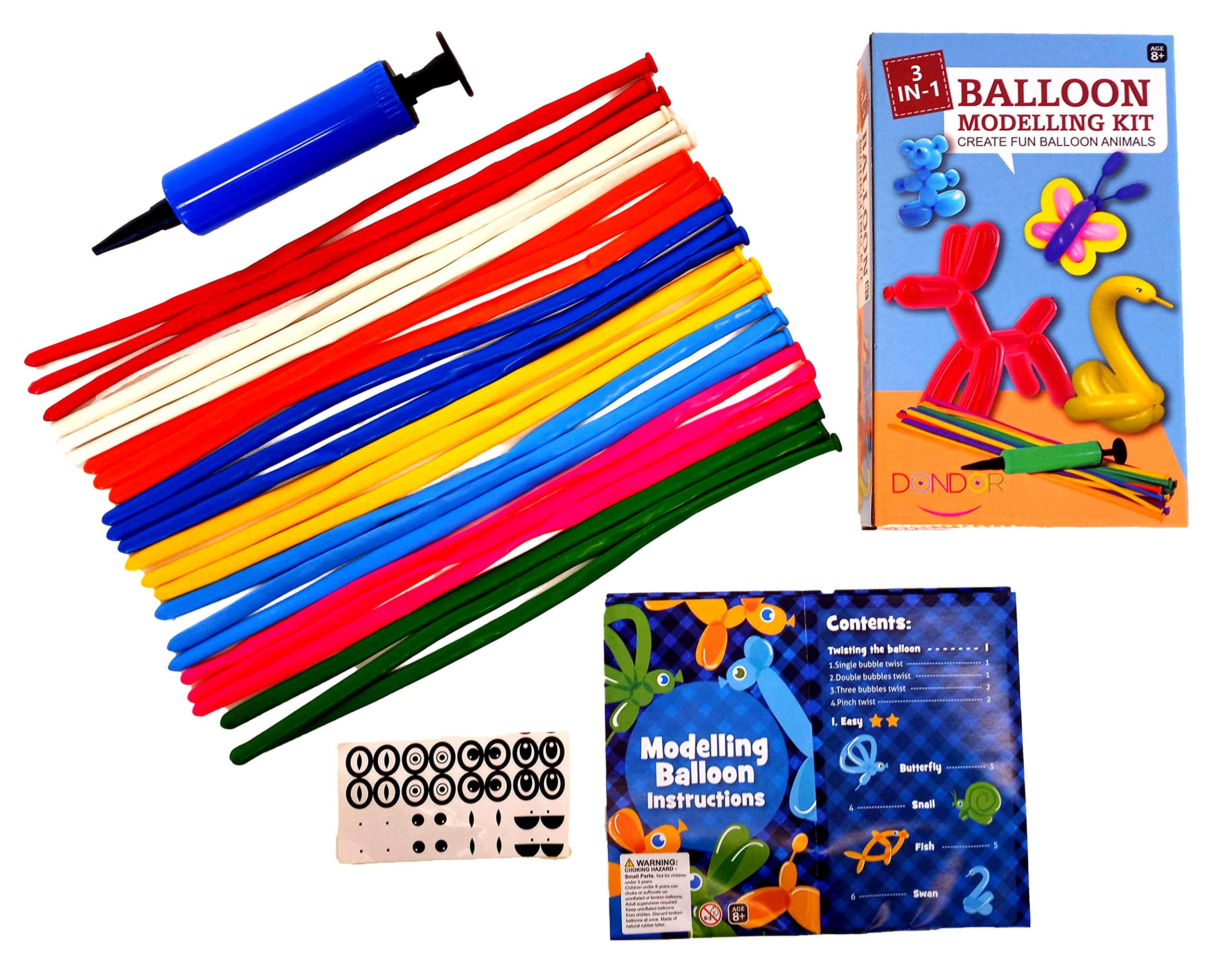 Make Your Own Balloon Animals, Balloon Modelling Kit C52 - Walmart.com