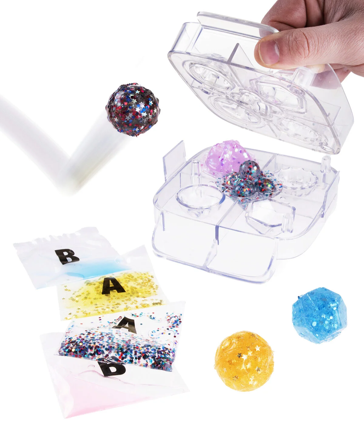 Make Your Own Bouncy Ball Kit- Create a custom high-bouncing ball in 10 ...