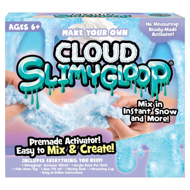 Make Your Own Cloud SLIMYGLOOP, DIY Slime Kit, Ages 6+ - Walmart.com