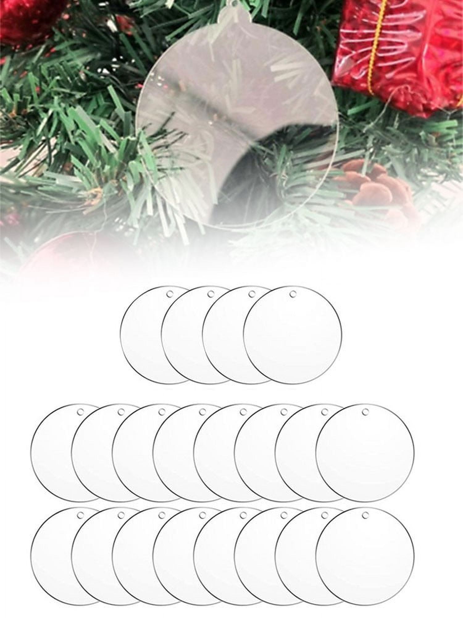 Make Your Own DIY Christmas Baubles with This Set of 20 Clear Acrylic ...