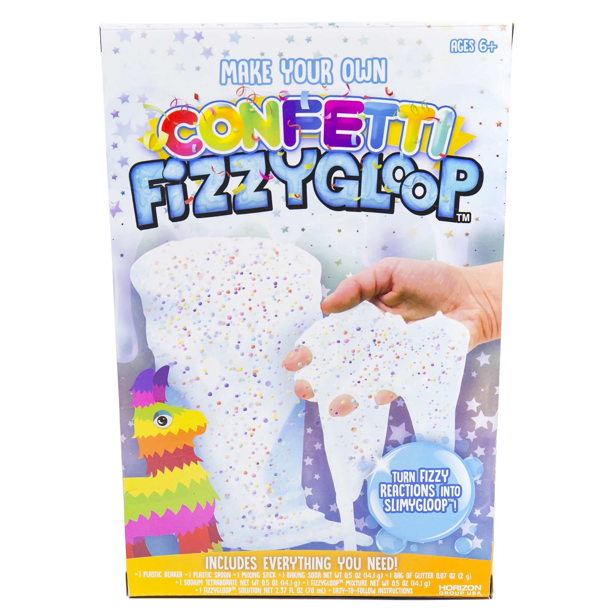 Make Your Own FizzyGloop Confetti, Create Fizzy Reactions, STEAM, 6 ...