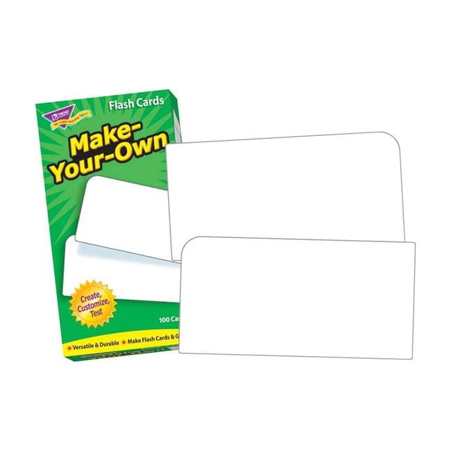 Make Your Own Flash Cards - 100 per Pack - Pack of 3 - Walmart.com
