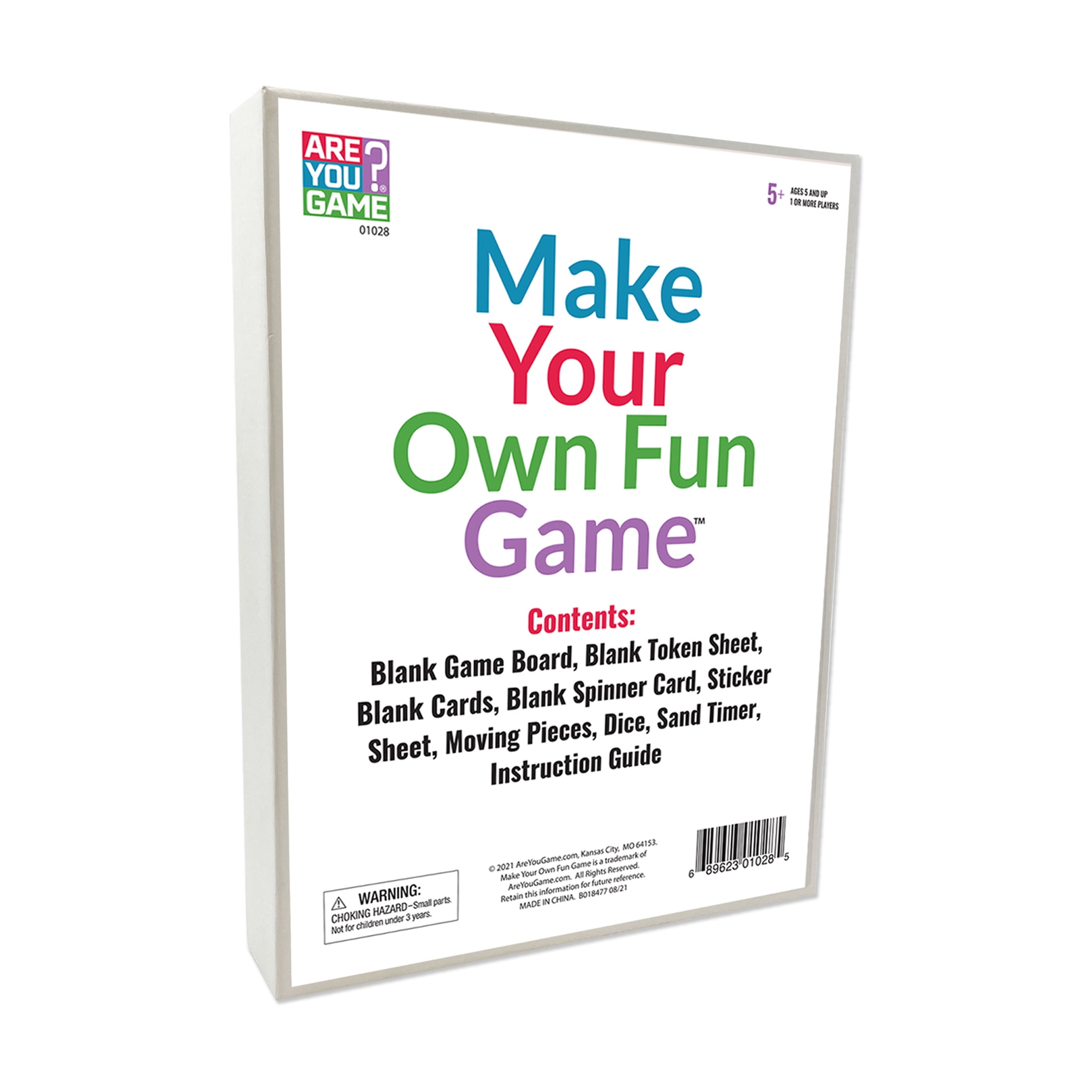 AreYouGame Make Your Own Fun Game - Board Game Kit - Walmart.com