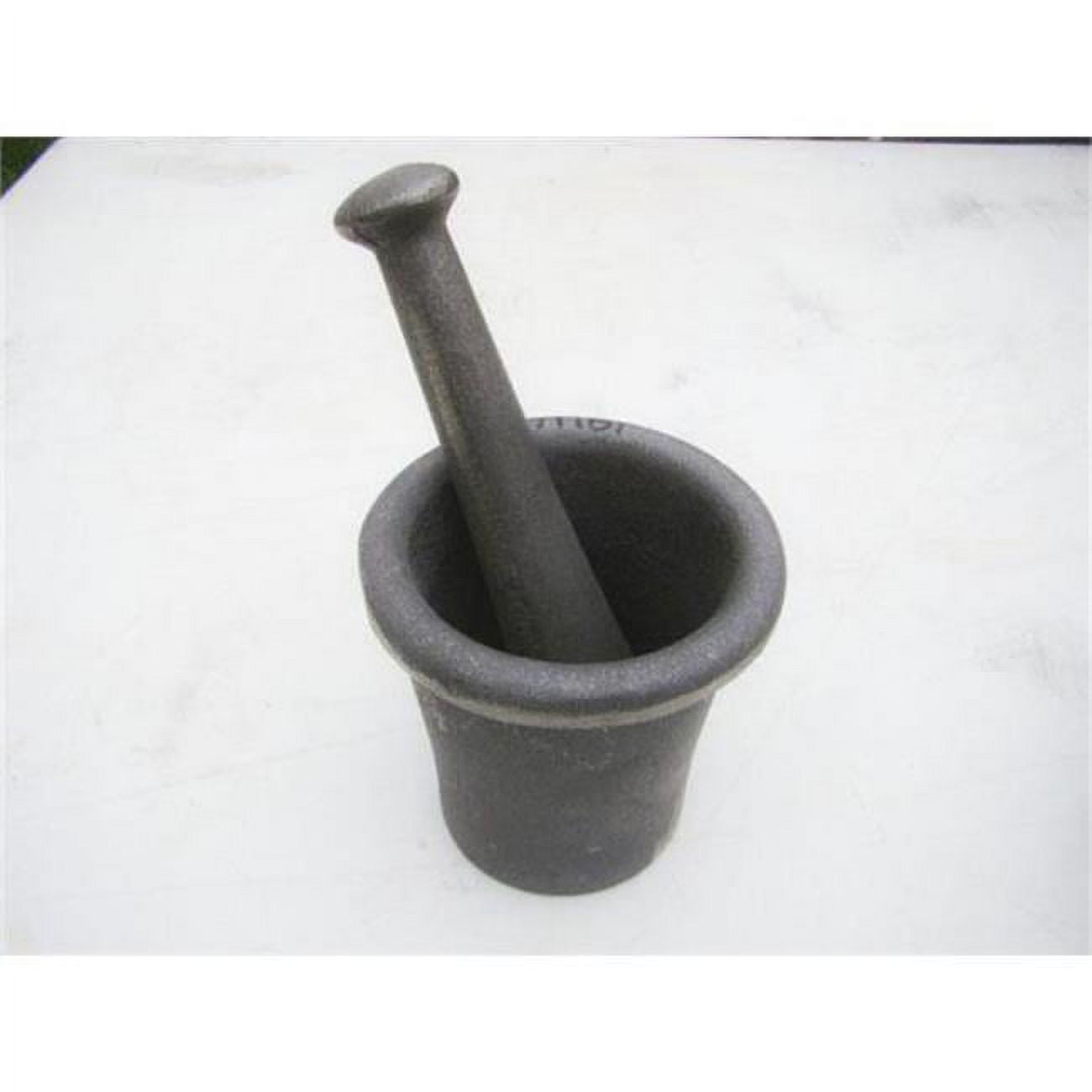 Make Your Own Gold Bars 19116-LG Cast Iron Mortar Pestle Rock Ore ...