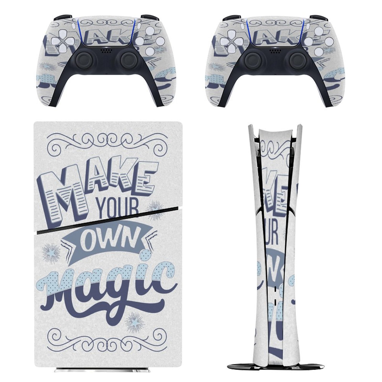 Make Your Own Magic PS5/PS5 Slim Digital Disc Skin Sticker For Console ...