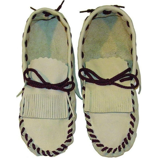 Make Your Own Moccasins - DIY Leather Moccasin Craft Project - Handmade ...