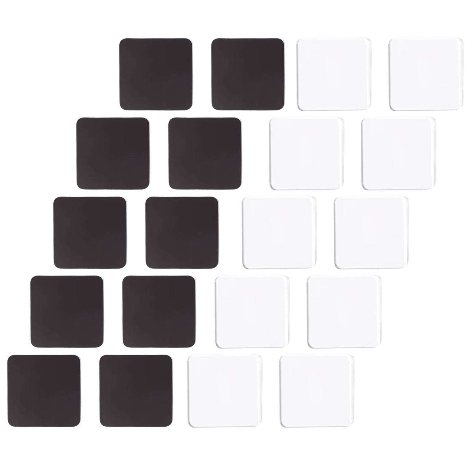 Make Your Own Refrigerator Magnets Set Clear Acrylic Squares Backing ...