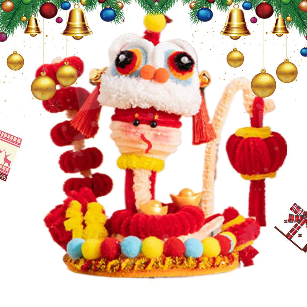 Make Your Own Snake Year Kit Lunar Snake Year Ornament Crafts Twisted ...