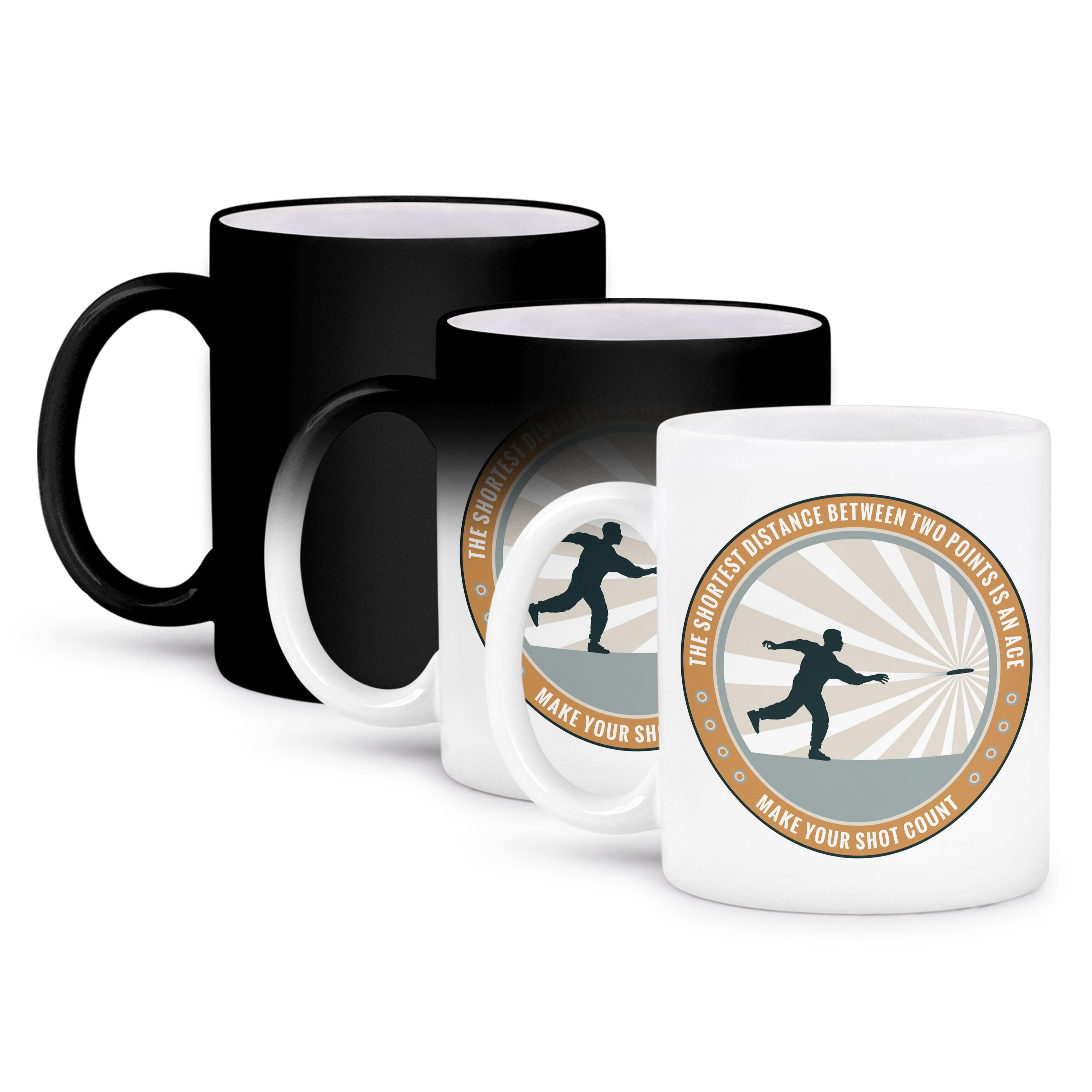 Make Your Shot Count - Frisbee Disc Golf Graphic Design Of Silhouette ...