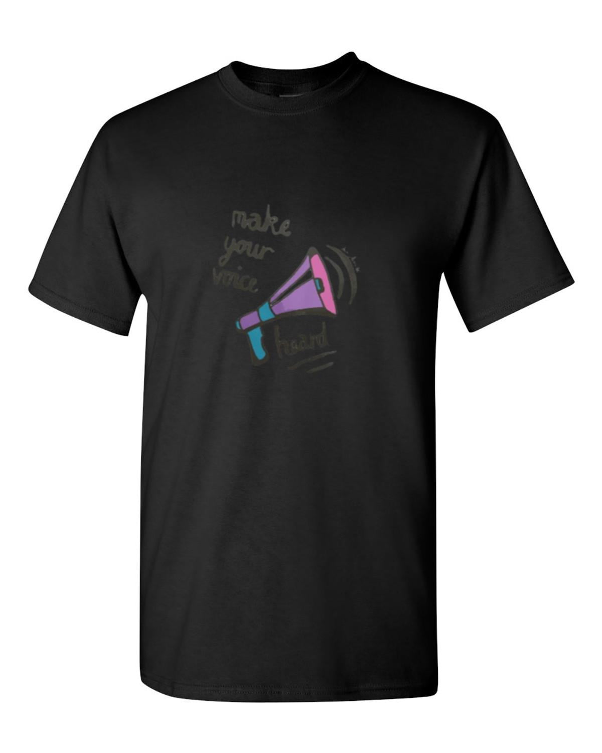 Make Your Voice Heard T-Shirt Bold Statement Protest Style, for men ...