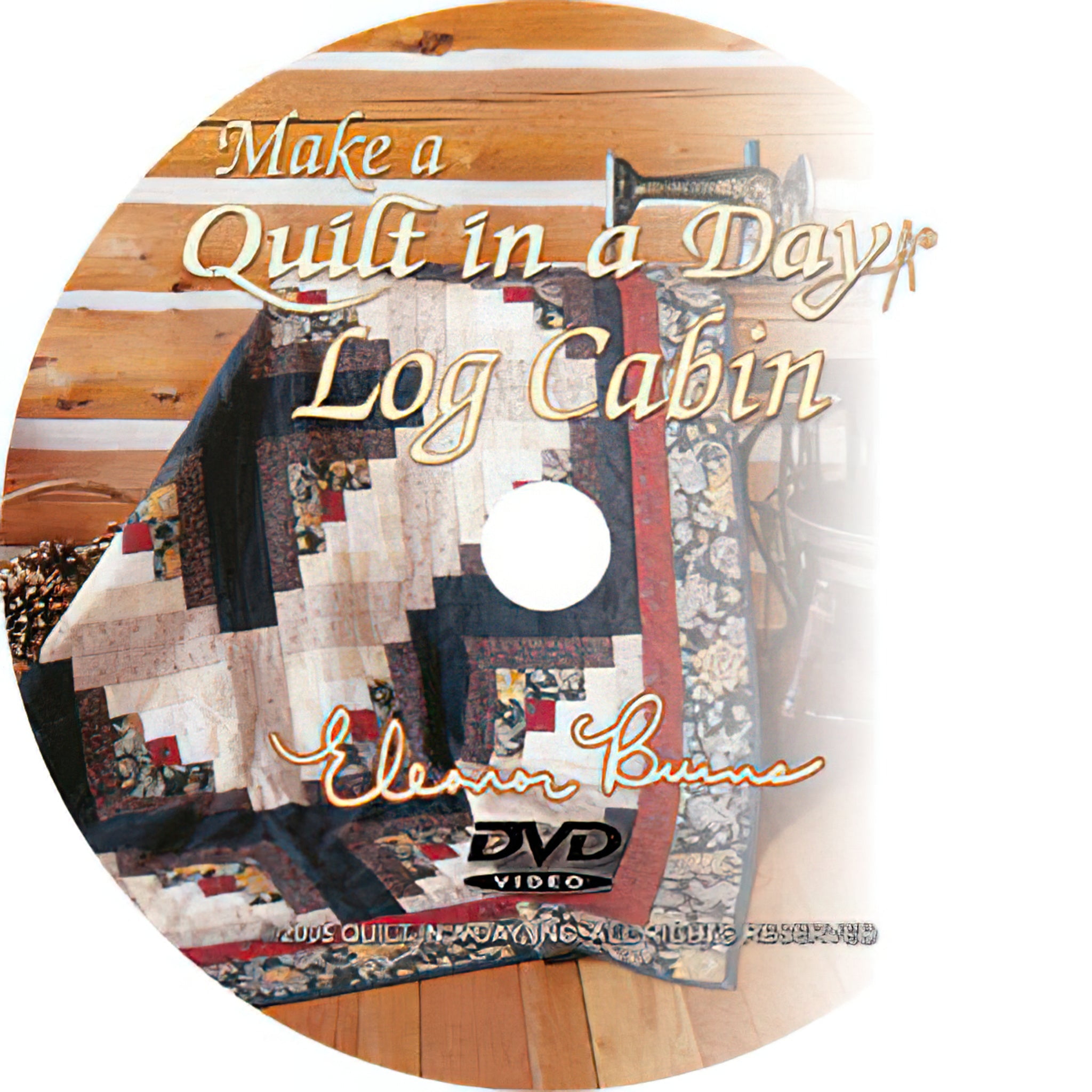 Make a Log Cabin Quilt in a Day DVD - Walmart.com