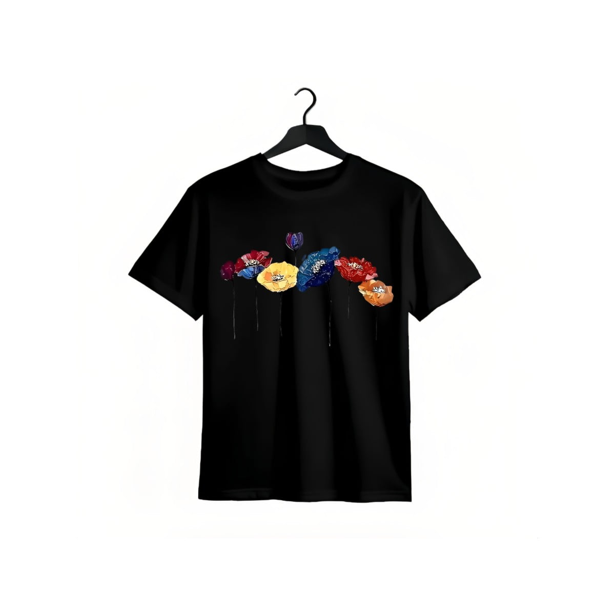 Make a Statement with Our Beautiful Floral T-Shirt – Art Meets Fashion ...