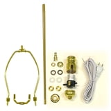 DIY Lamp Making or Repair Kit with Wiring Parts, Easy to Assemble ...
