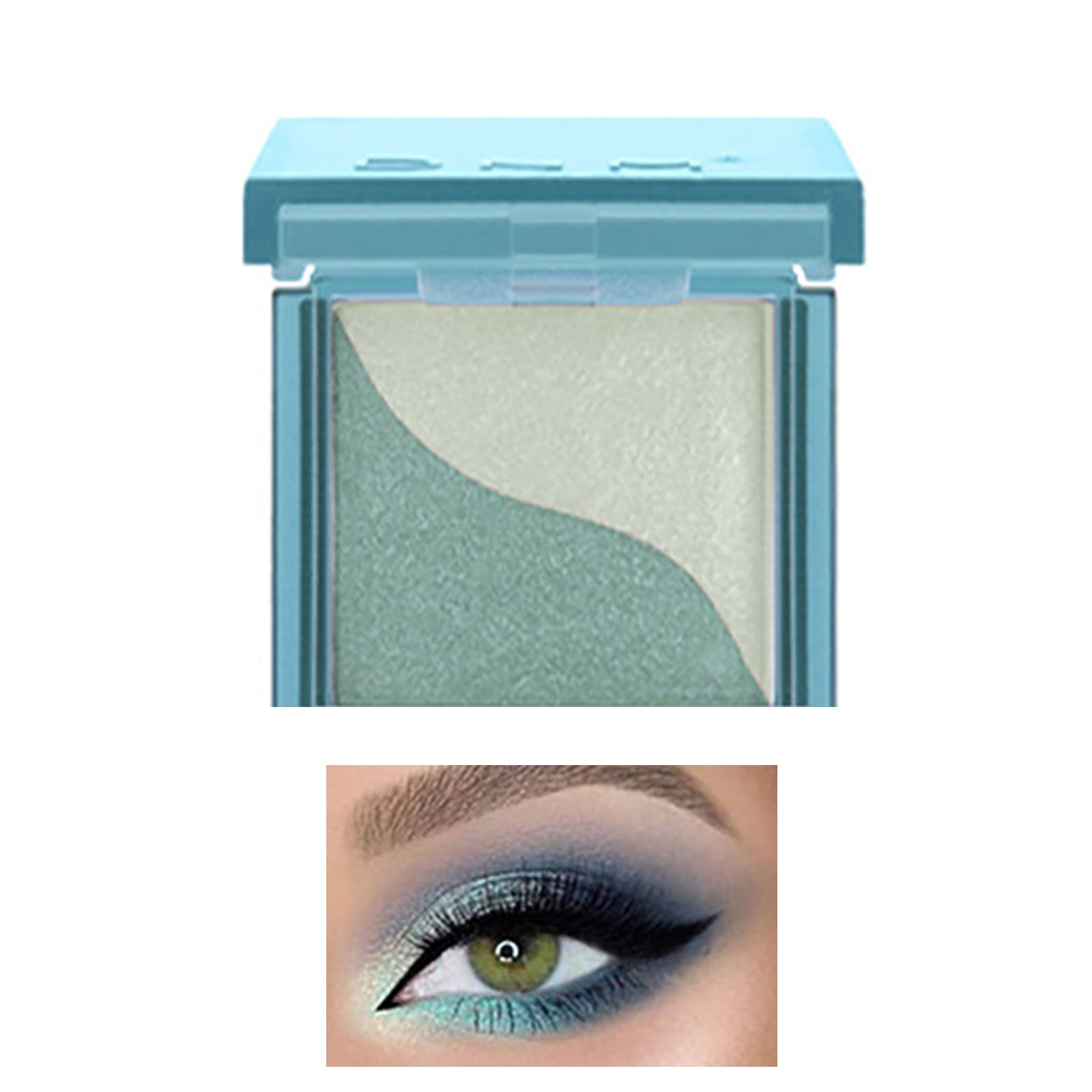 Make up Pallets for Women Glazed Light Two Color Lazy Eye Shadow Plate ...