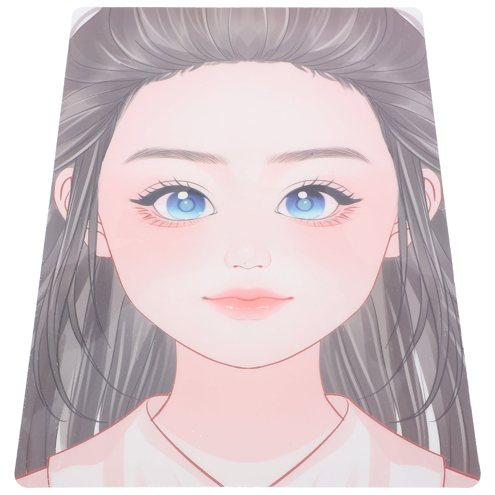 Make up Practice Fake Face Makeup Plate Children's Coloring Template ...