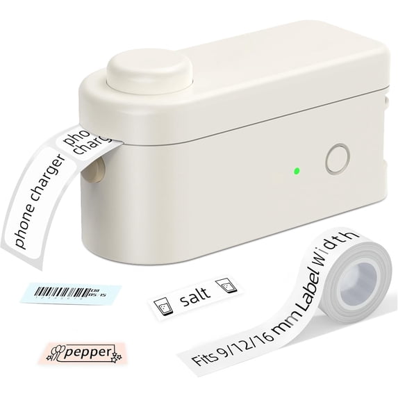 MakeID, Label Maker Machine, With Tape, Portable Rechargeable Wireless ...
