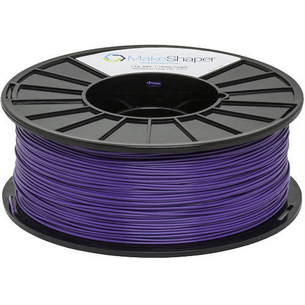 Make Shaper 727559100493 ABS 3.0 mm Filament, Purple - 1Kg - Walmart.com