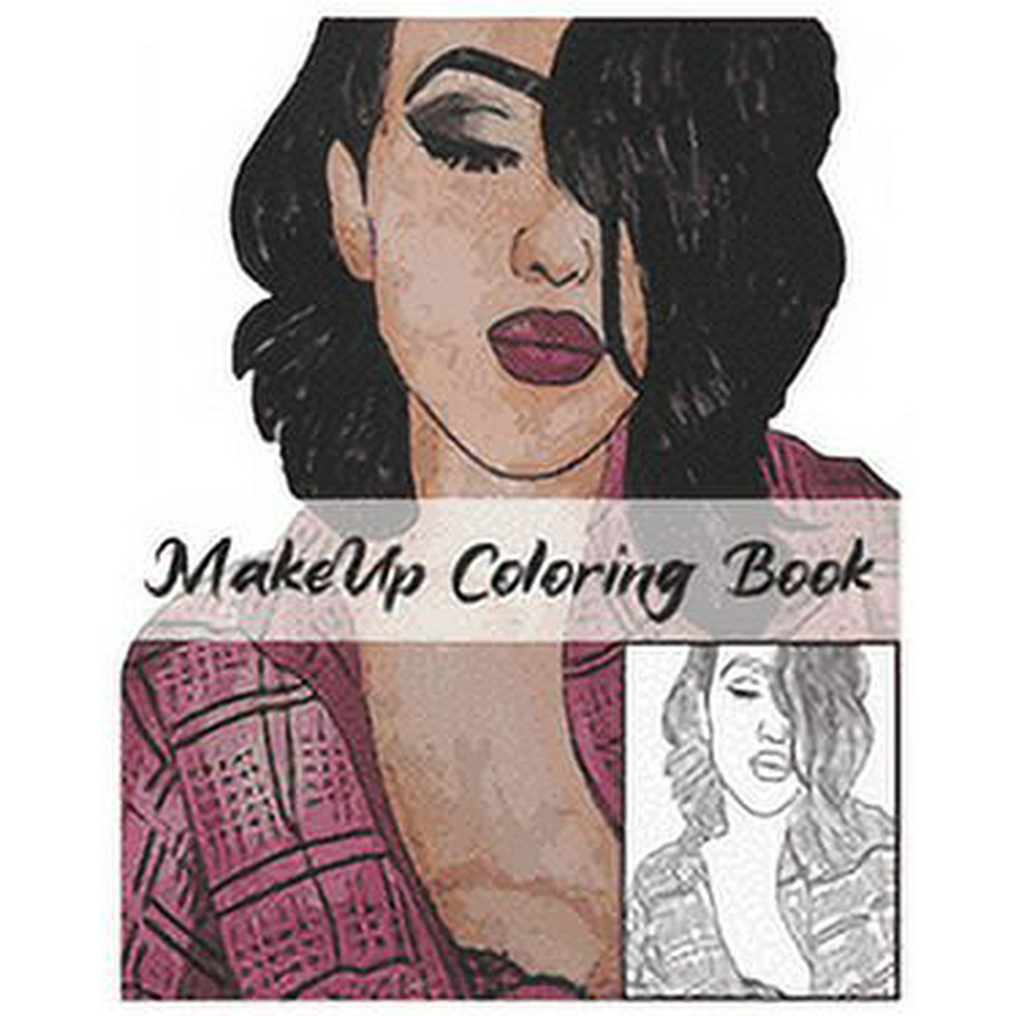 Makeup Face Coloring Pages