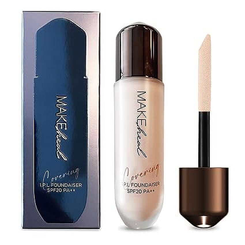 [Makeheal] 1.P.L Foundaiser Foundation SPF 20 PA++, 24 Hours Power-Lasting Coverage, Large Wand ...