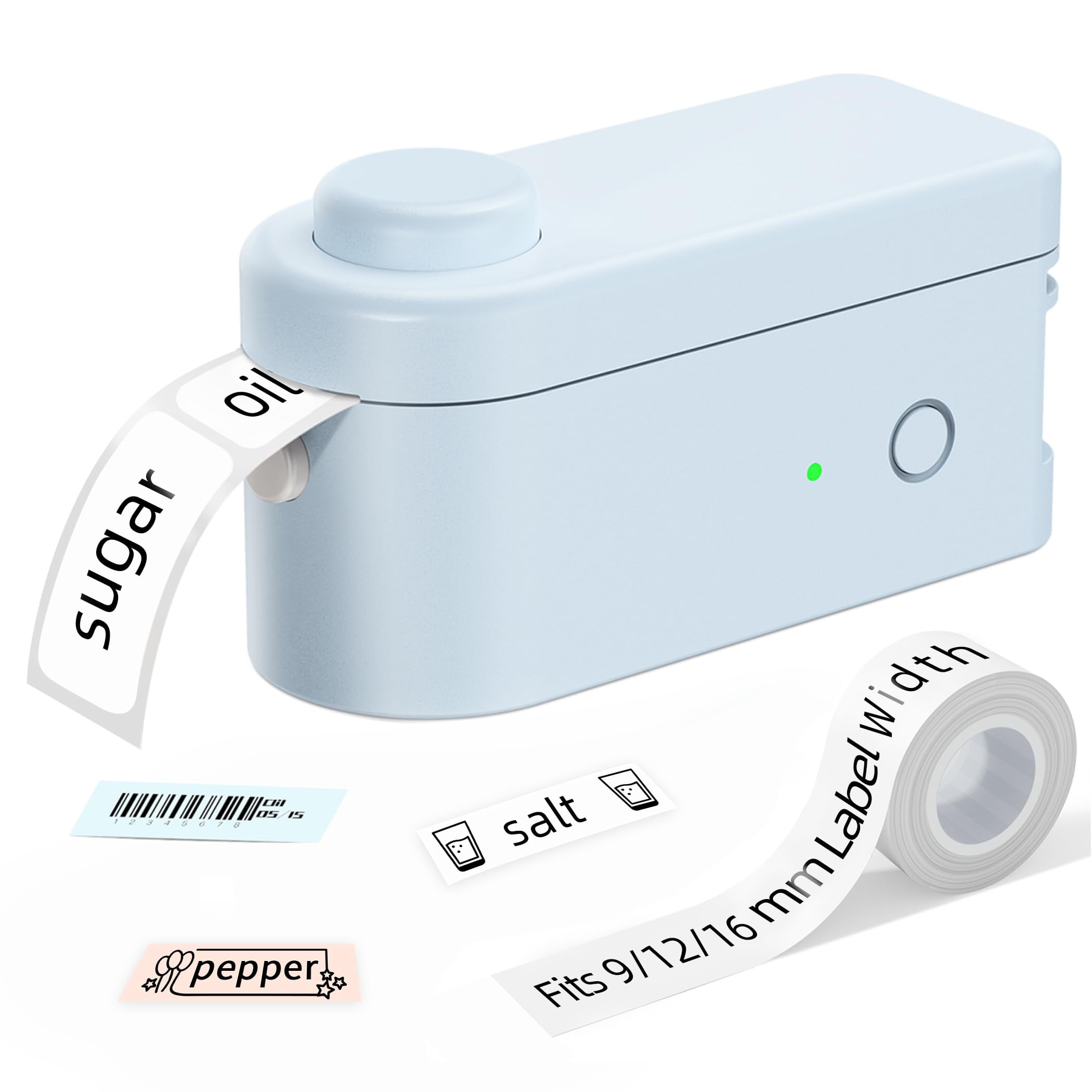 Makeid L1 Label Maker Machine with Tape - Portable & Rechargeable Label ...