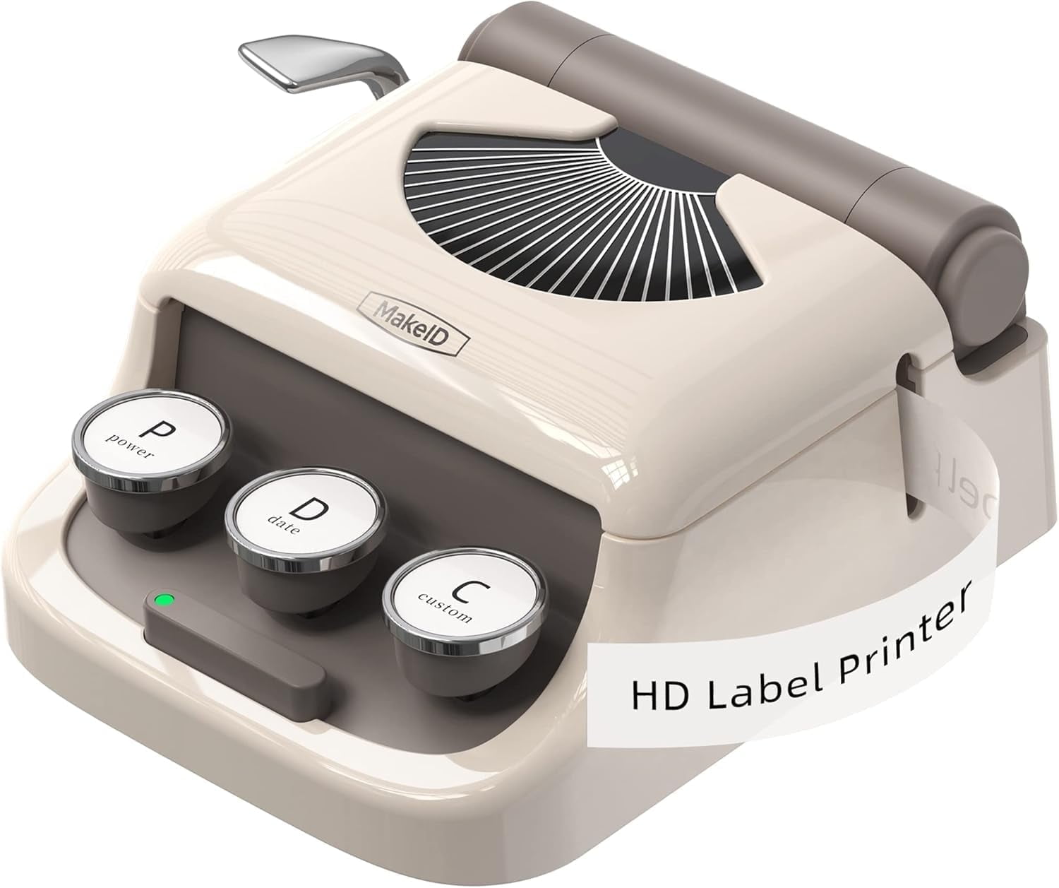 MakeID Q1 Portable Bluetooth Direct Thermal Label Maker with Tape ...