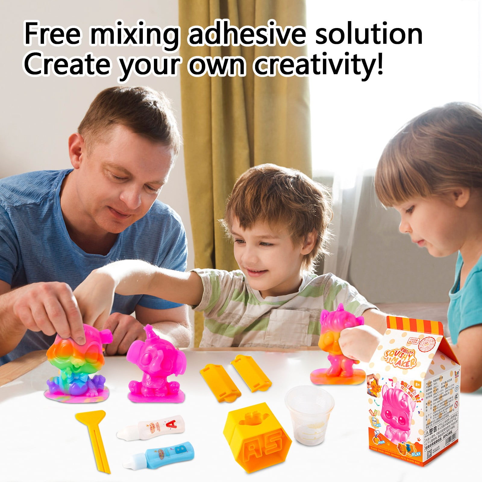 Maker Animal Decompression Set Contains 6 Small Animals Children'S Diy ...