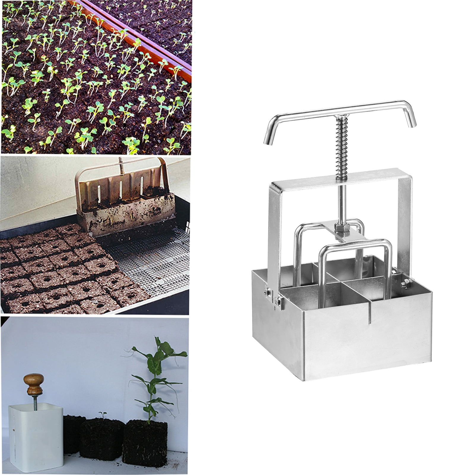 Maker Handheld Soil Blocker 2-Inch Soil Block Maker Soil Blocking Tool ...