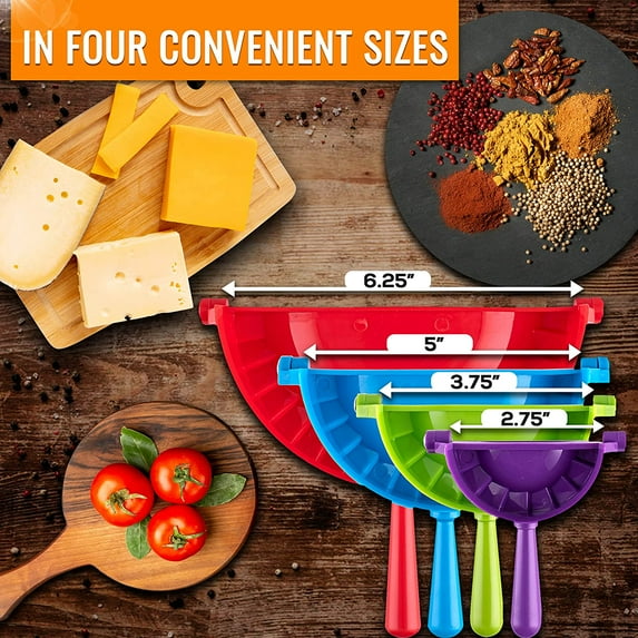 Maker Kit, Set of 4 - Mold Ravioli, Empanadas, Momos, Gyozas, Pot ...