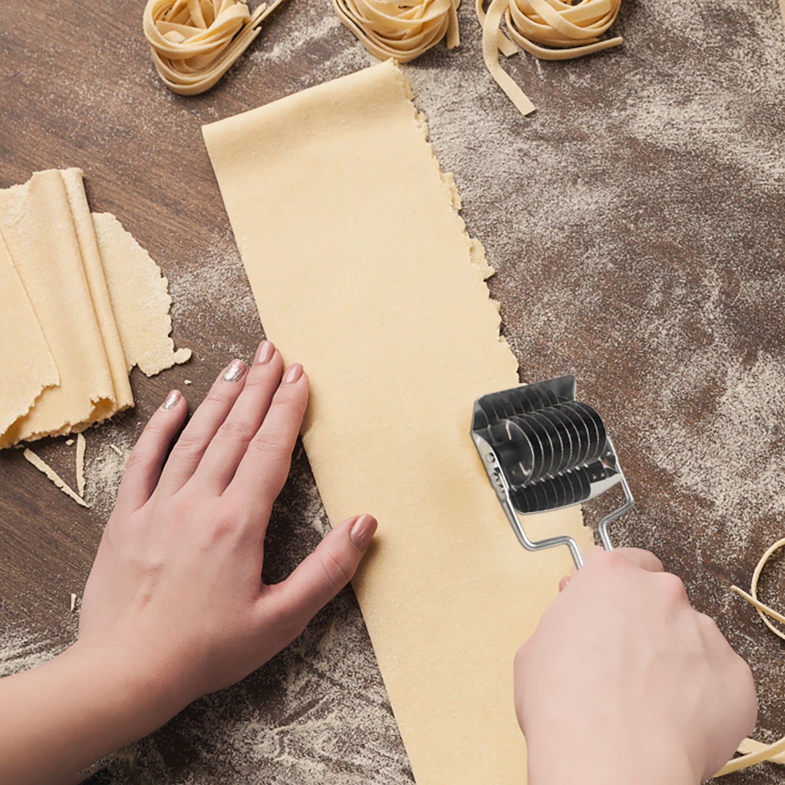 Maker Stainless For Kitchen Cooking Roller Tool Cut Tools Noodle Steel ...