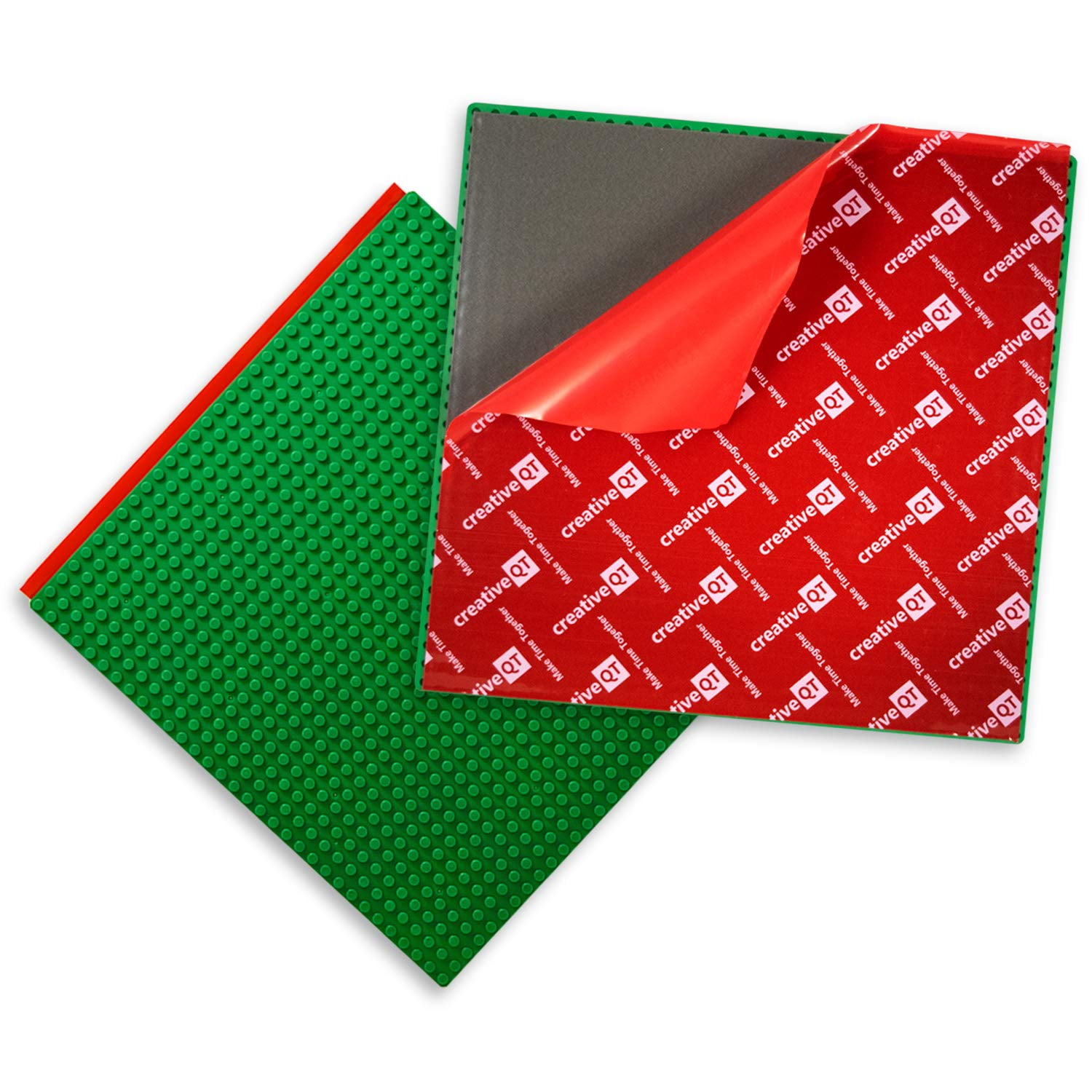 MakerBase - Peel-and-Stick Building Blocks Baseplates 10”x10” for All ...