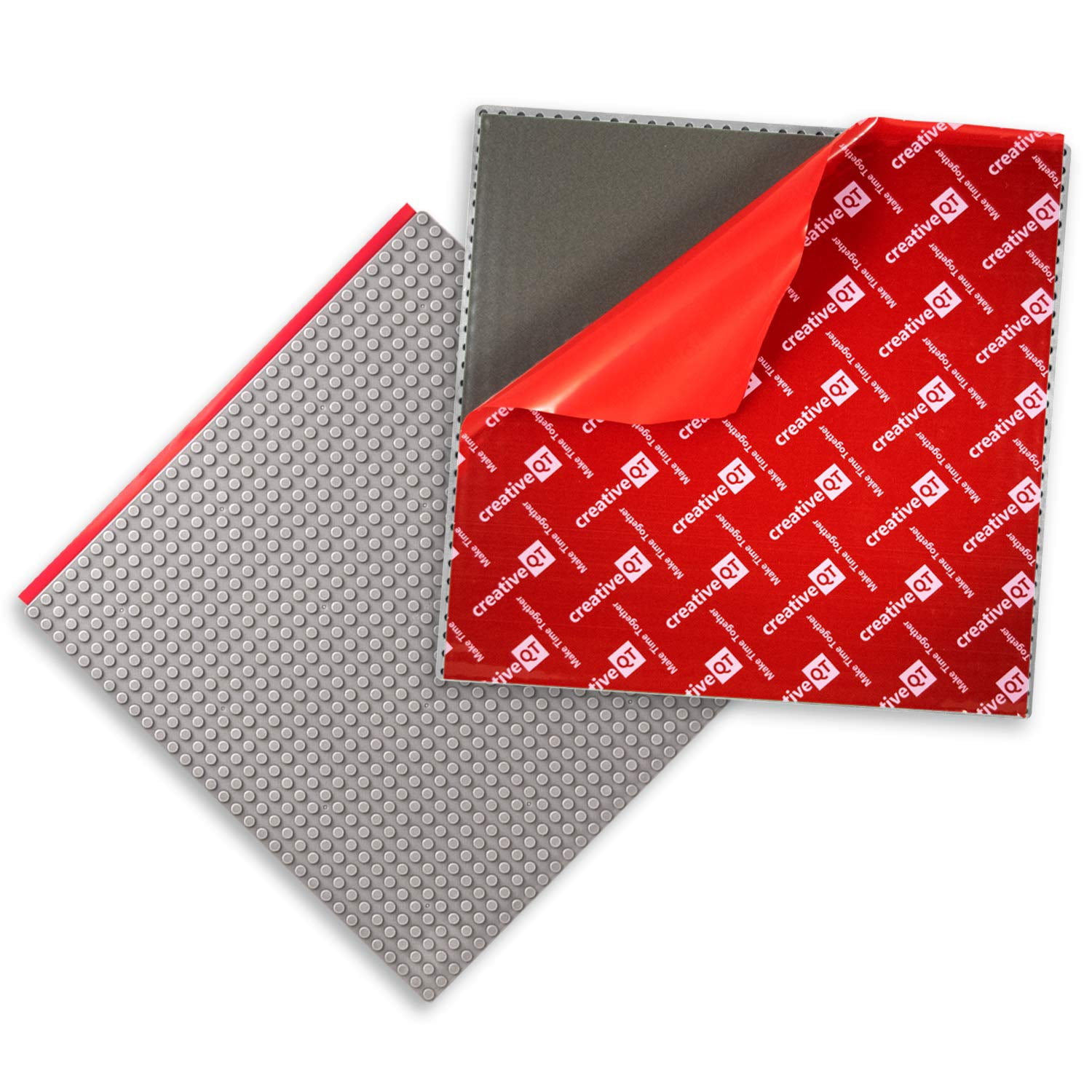 MakerBase - Peel-and-Stick Building Blocks Baseplates 10”x10” for All ...