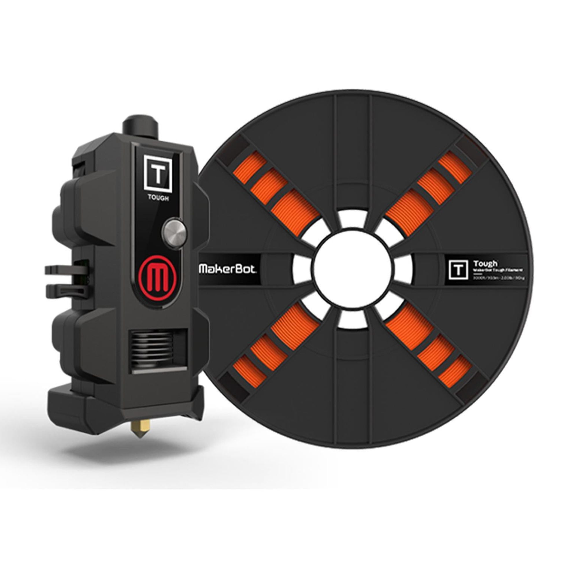 MakerBot MP08325 1.75 mm Tough Smart Extruder Plus for Replicator Plus ...