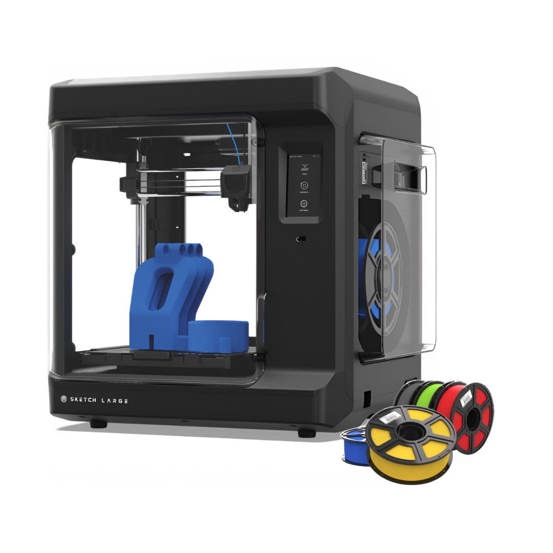 MakerBot Sketch 3D Printer with Fused Deposition Modelling Print Technology (Black, Large ...
