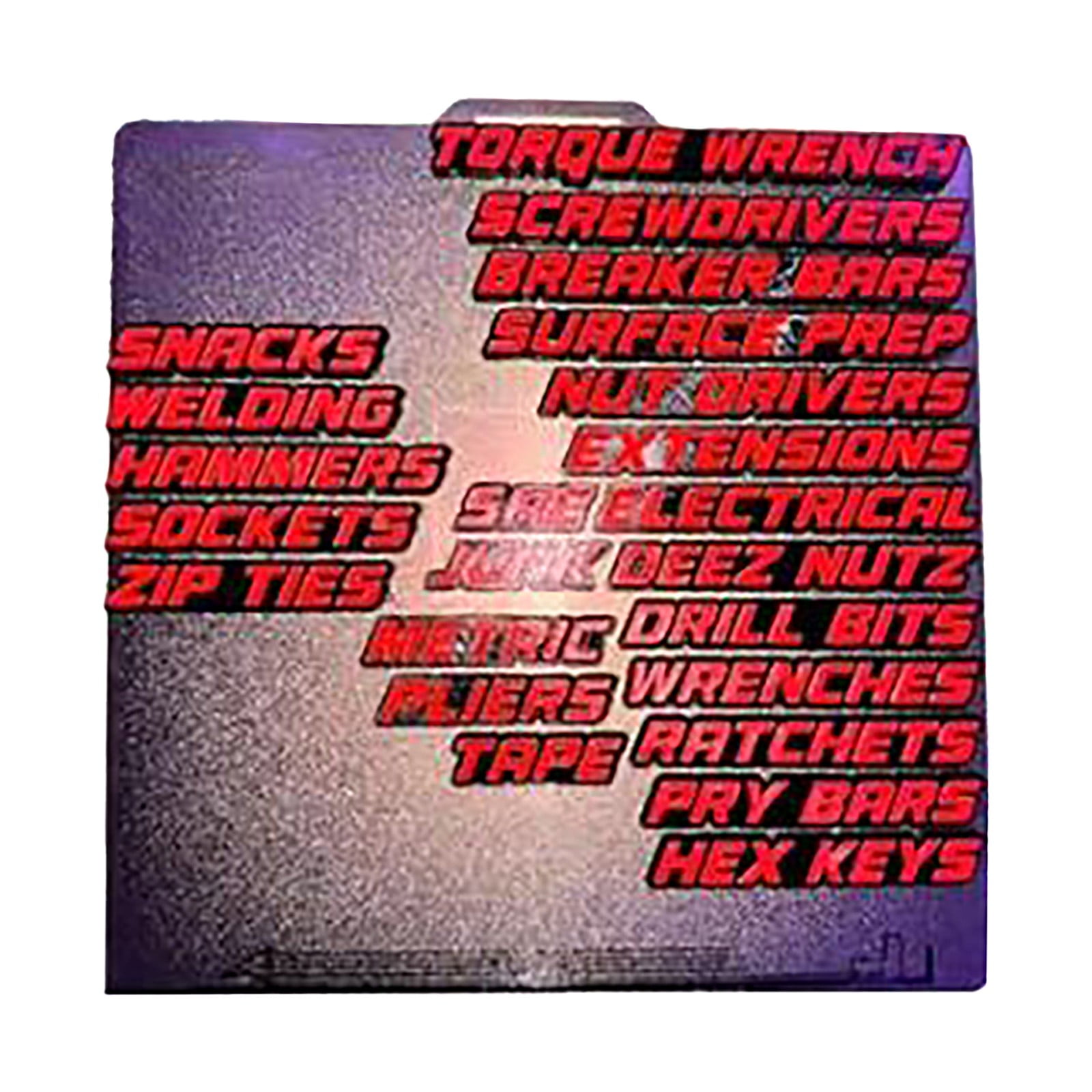 MakerWorld Toolbox Drawer Labels 3D Toolbox Organizer Labels Reusable ...