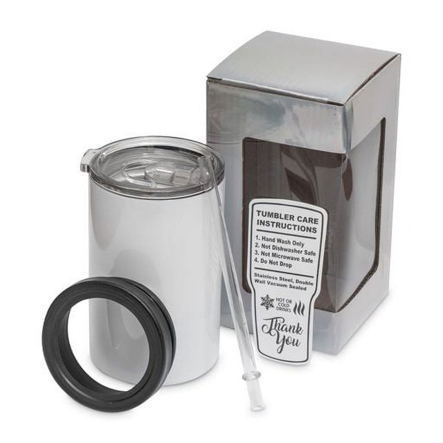 Makerflo 12 oz Thick Duozie Sublimation Tumbler (25 Pack) Ideal for DIY ...