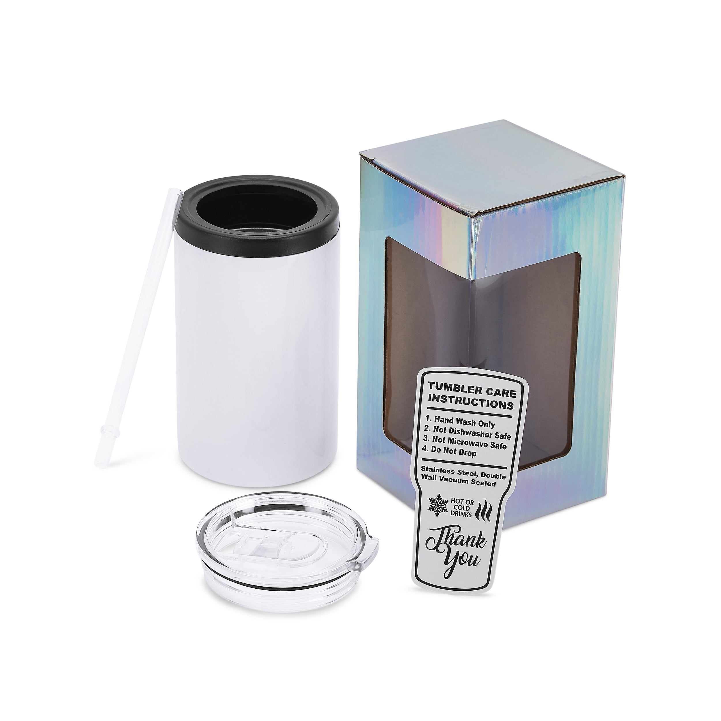 Makerflo 12 oz White Thick Duozie Sublimation Tumbler Ideal for DIY ...