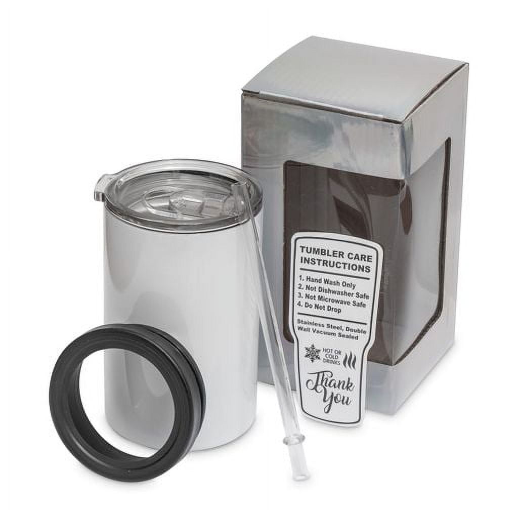 Makerflo 12 oz Thick Duozie Sublimation Tumbler (25 Pack) Ideal for DIY ...