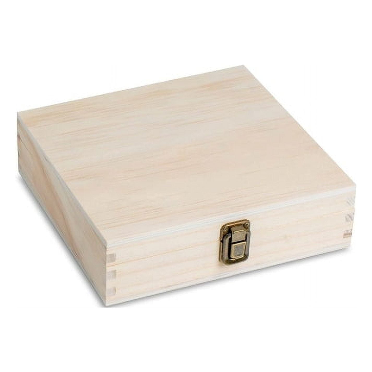 Makerflo Natural Pine Wood Cigar Box - Pack of 1, Ideal for Craft ...