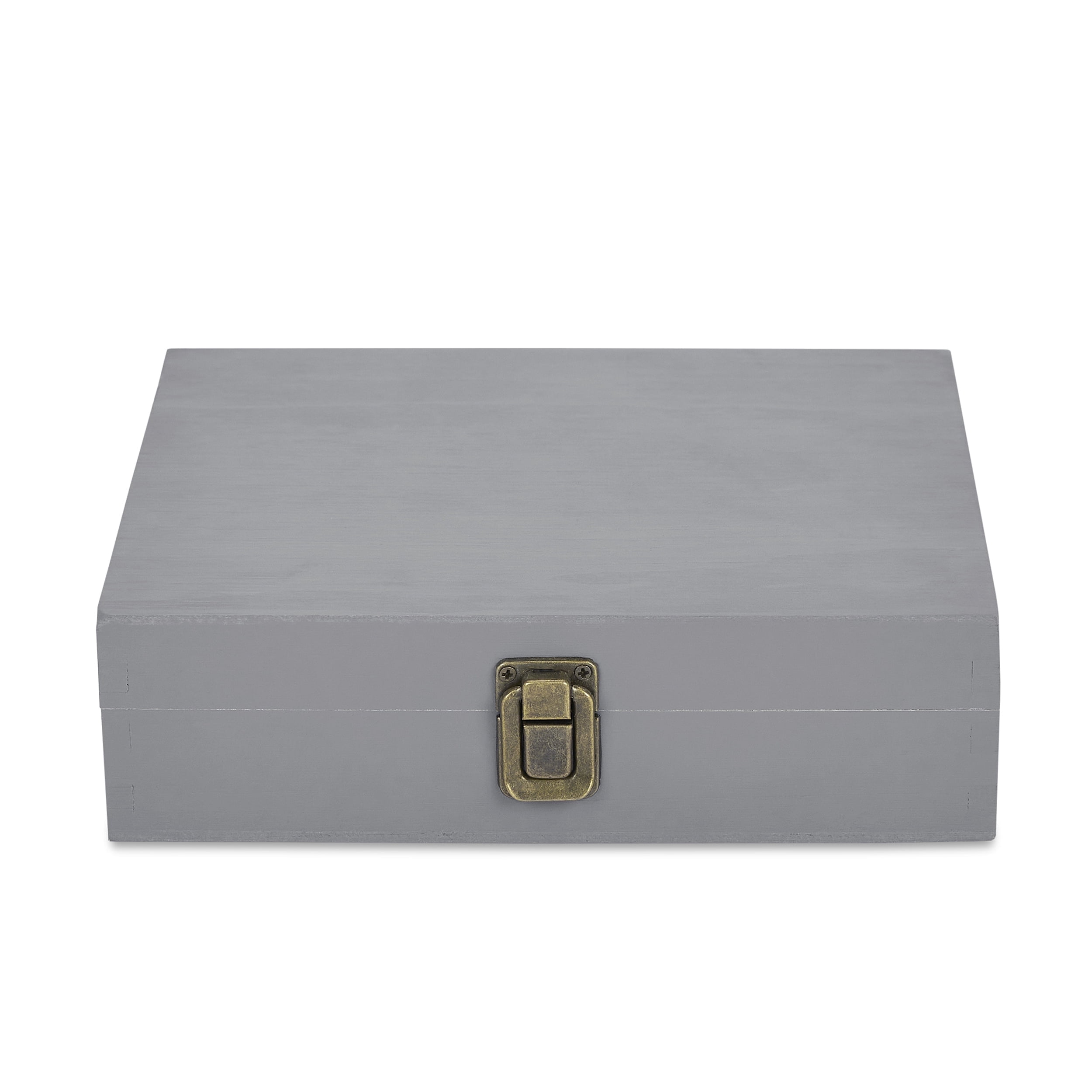 Makerflo Grey Pine Wood Cigar Box - Pack of 1, Ideal for Craft - Laser ...