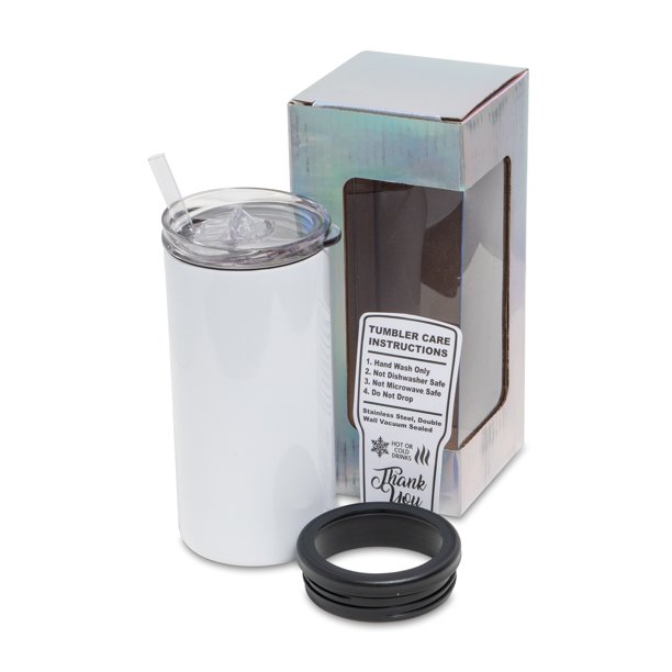 Makerflo Slim Duozie Sublimation Blank Tumbler for Crafting, Double ...