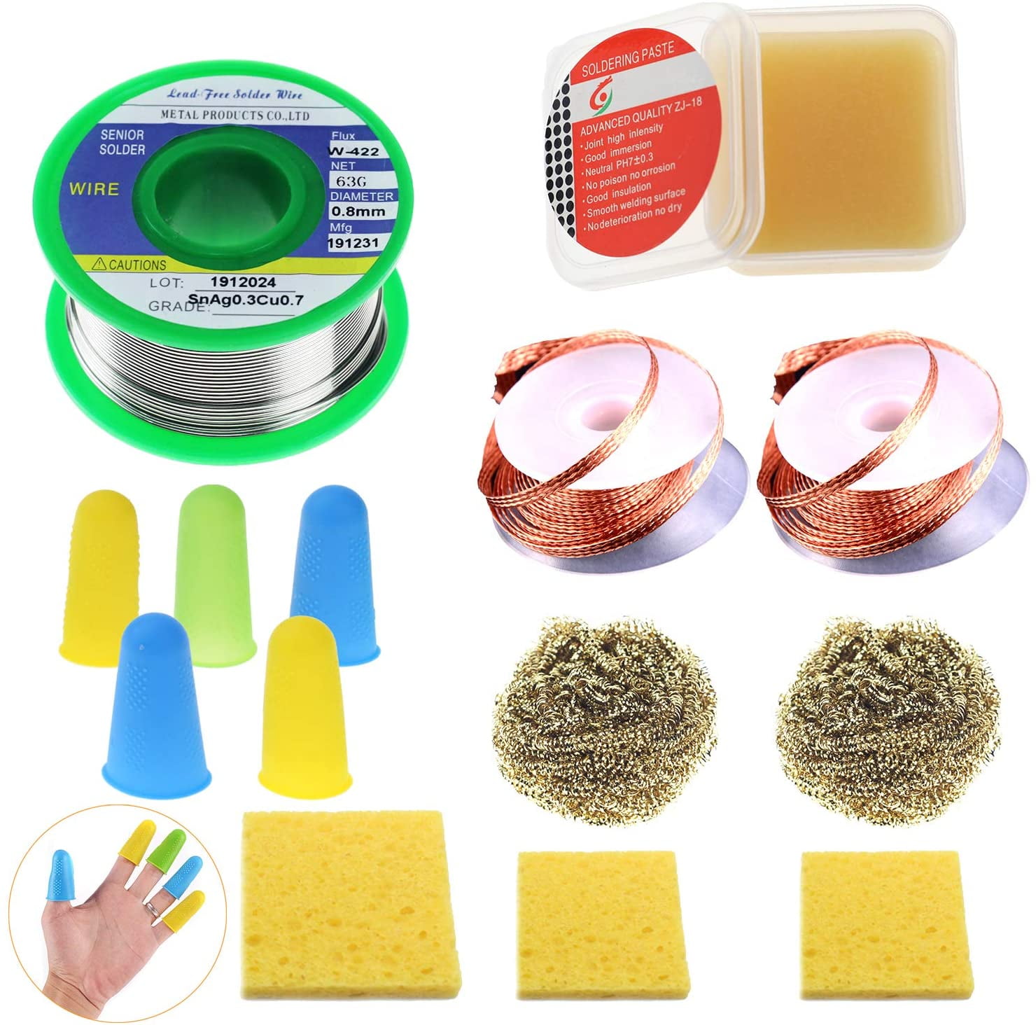 Makeronics Solder wire Iron Tip Cleaner Kit for Electrical Soldering |0 ...