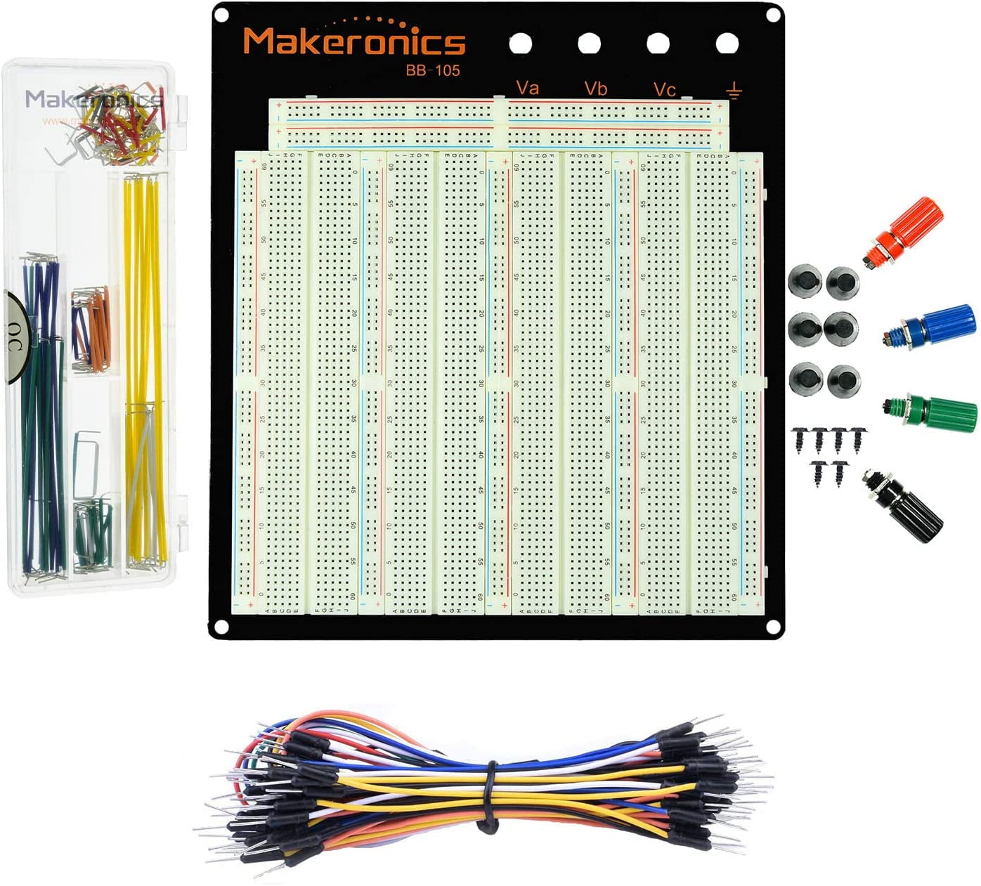 Makeronics Solderless 3220 Tie-points Experiment Plug-in Breadboard ...