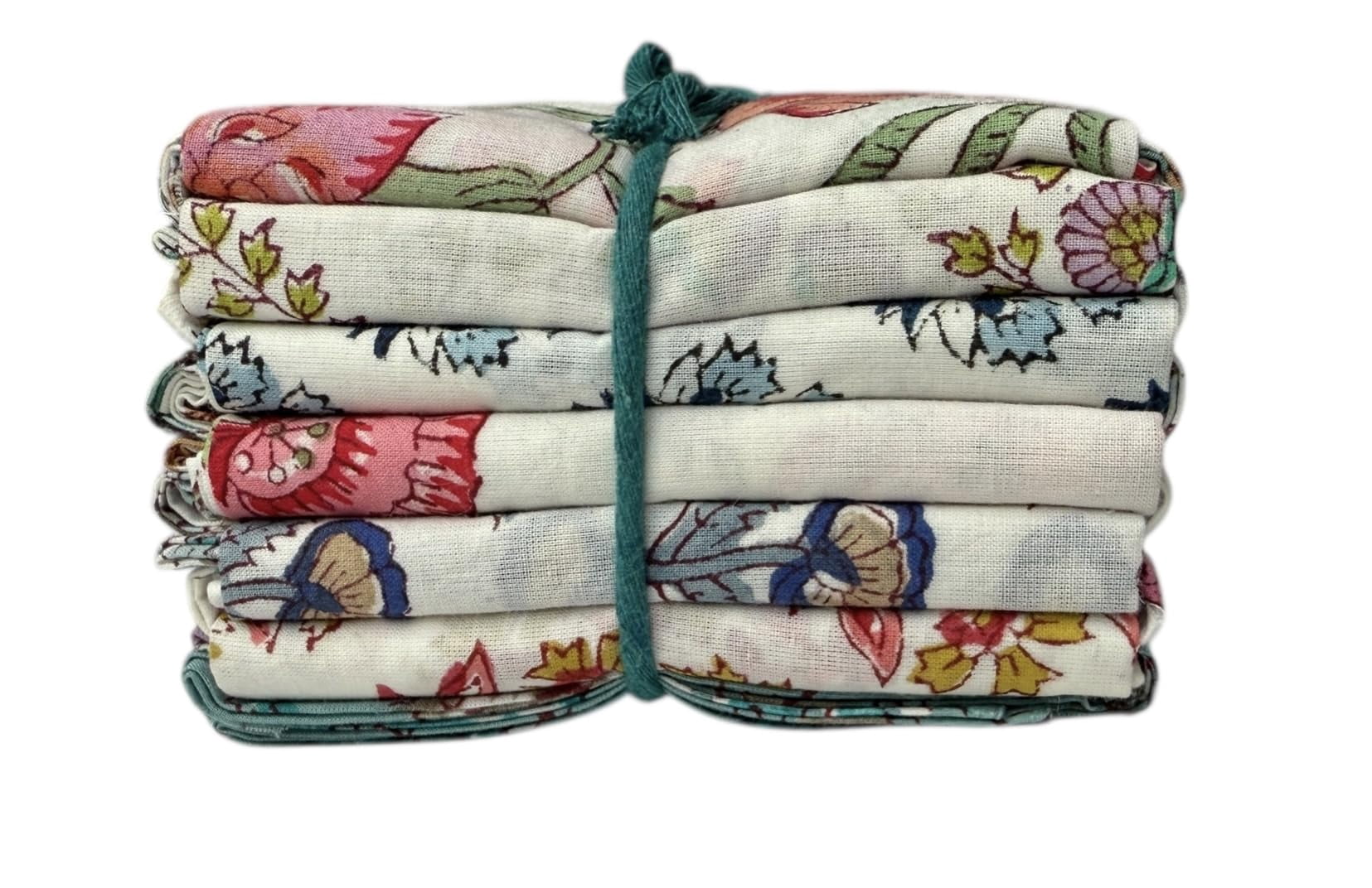 Makers Craft 12 Pieces Pack 18'' x 22'' Fat Quarters Hand Block Print ...