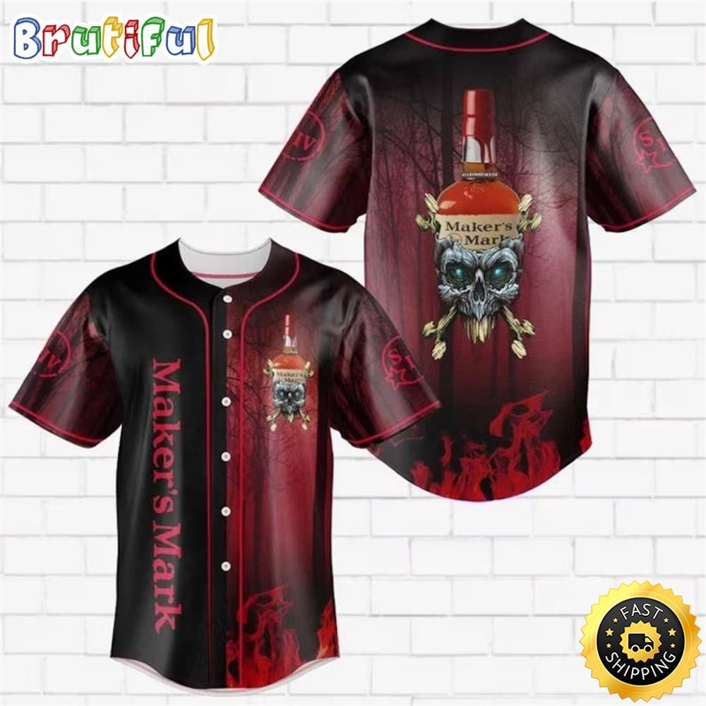 Makers Mark Whiskey Baseball Jersey - Hot Sale 2026 - Walmart.com