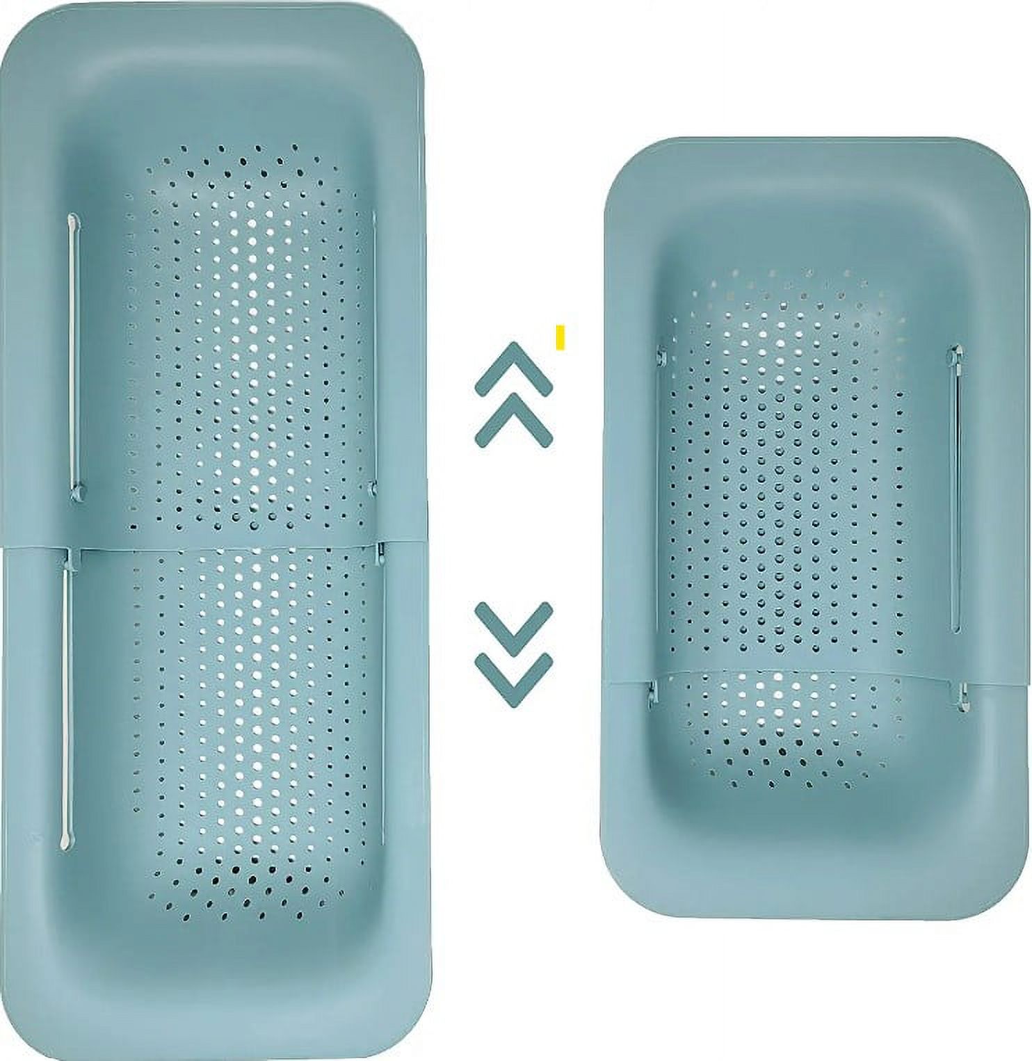 Retractable Drain Basket Rack Kitchen Supplies Durable Multifunctional ...