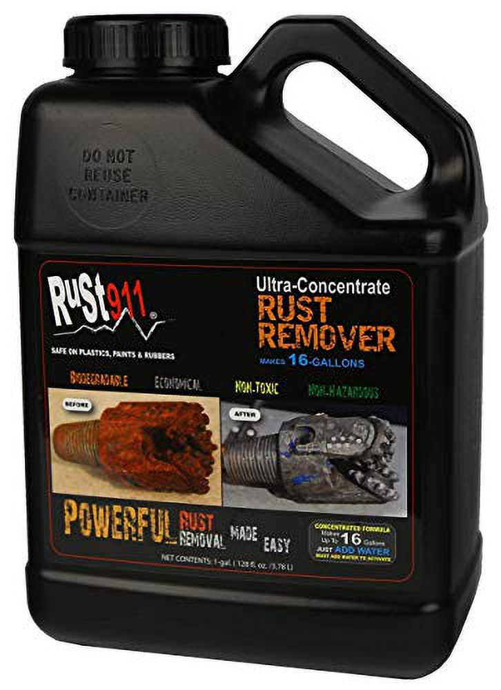Makes 16-Gallons of Rust Remover Dissolver - Economical, Safe-to-Use ...