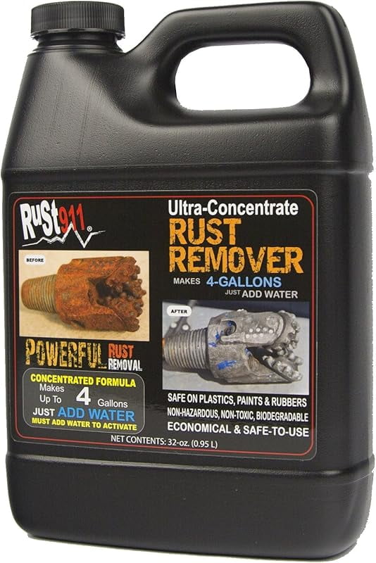 Makes 4-gallons of Rust Remover Dissolver - Economical, Safe-to-Use, No ...
